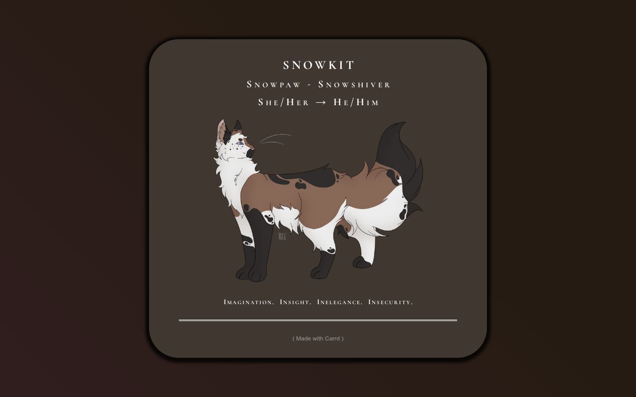 CRYING BUT YOUR TEARS ARE SNOWFLAKES